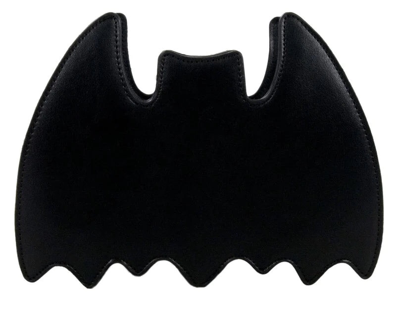 Gothic Bat Shoulder Bag (Black) (15cm) – Octave Gothic